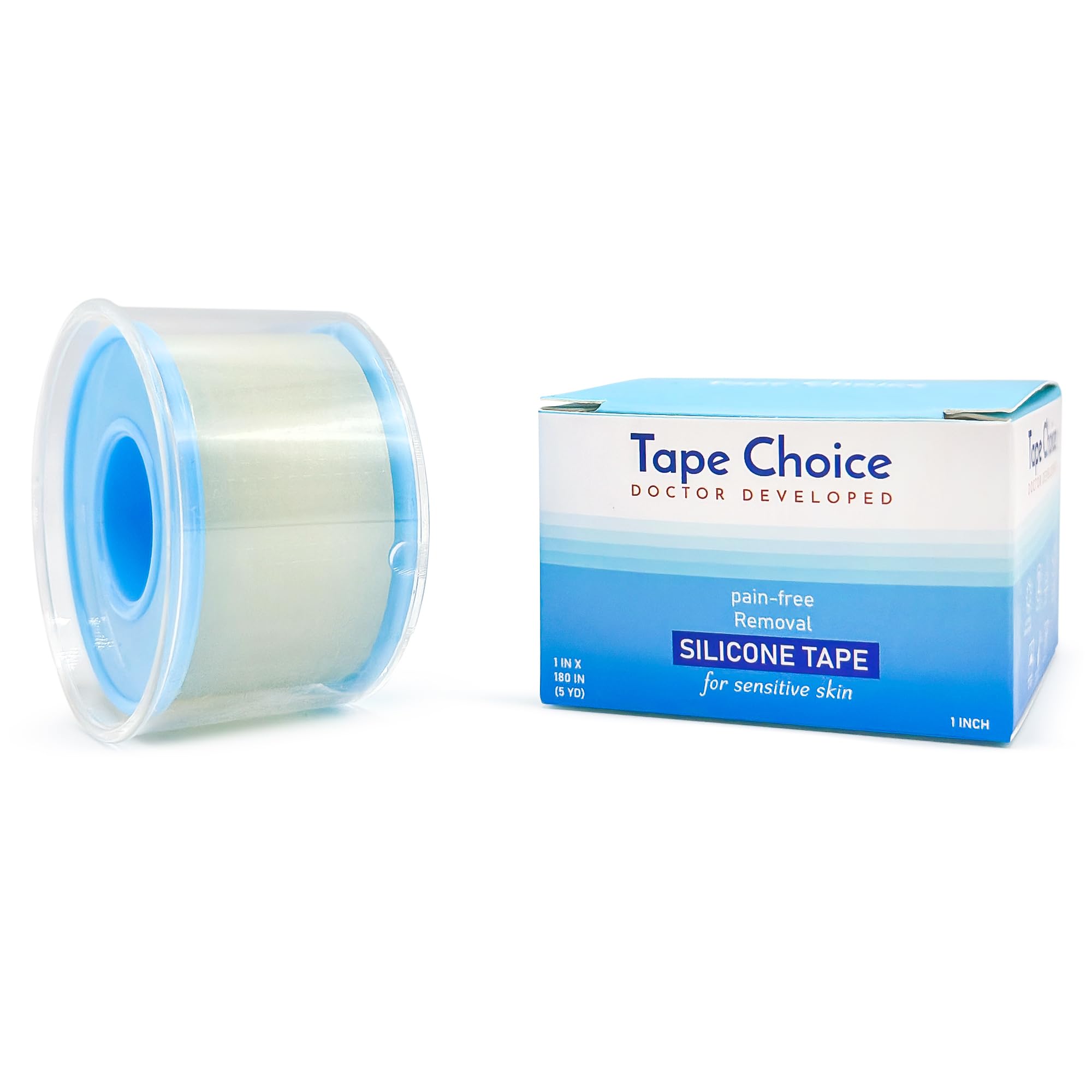 Amazon.com: TapeChoice Silicone Tape for Skin Medical Silicone Tape ...