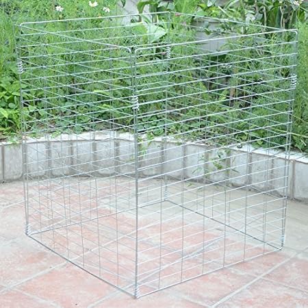 Gr8 Garden Large 458 Litre Metal Wire Mesh Compost Bin Eco Garden ...