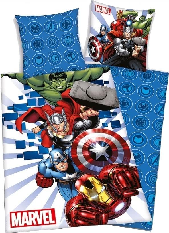 arlis Parure de lit Avengers ou Housse De Couette Avengers Marvel 140 X ...