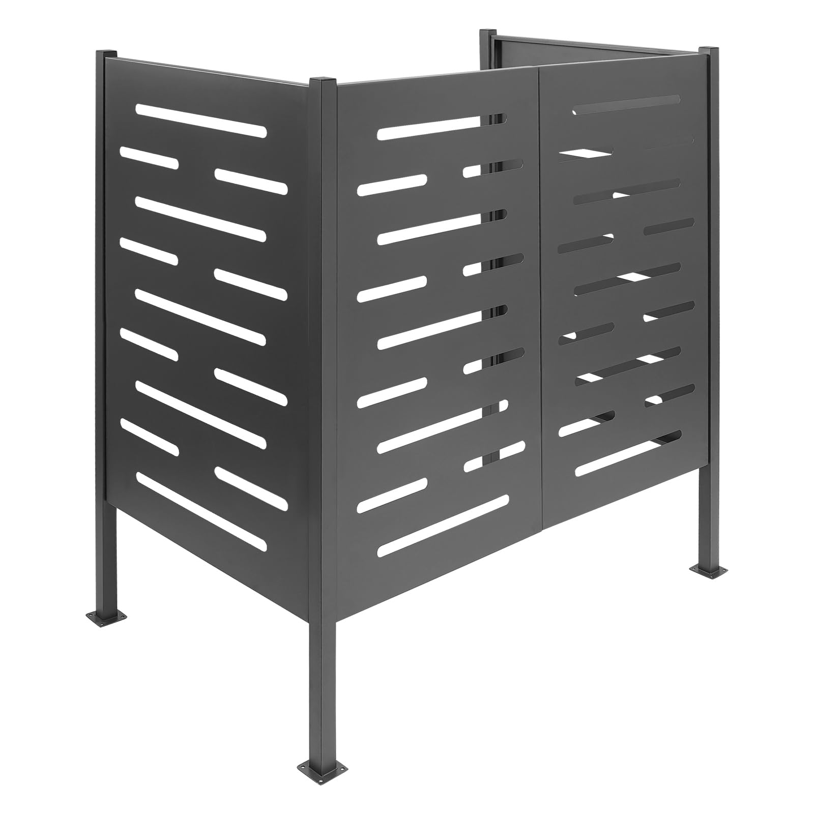Amazon.com : AC Fence for Outside Unit,Outdoor Privacy Screen Metal ...