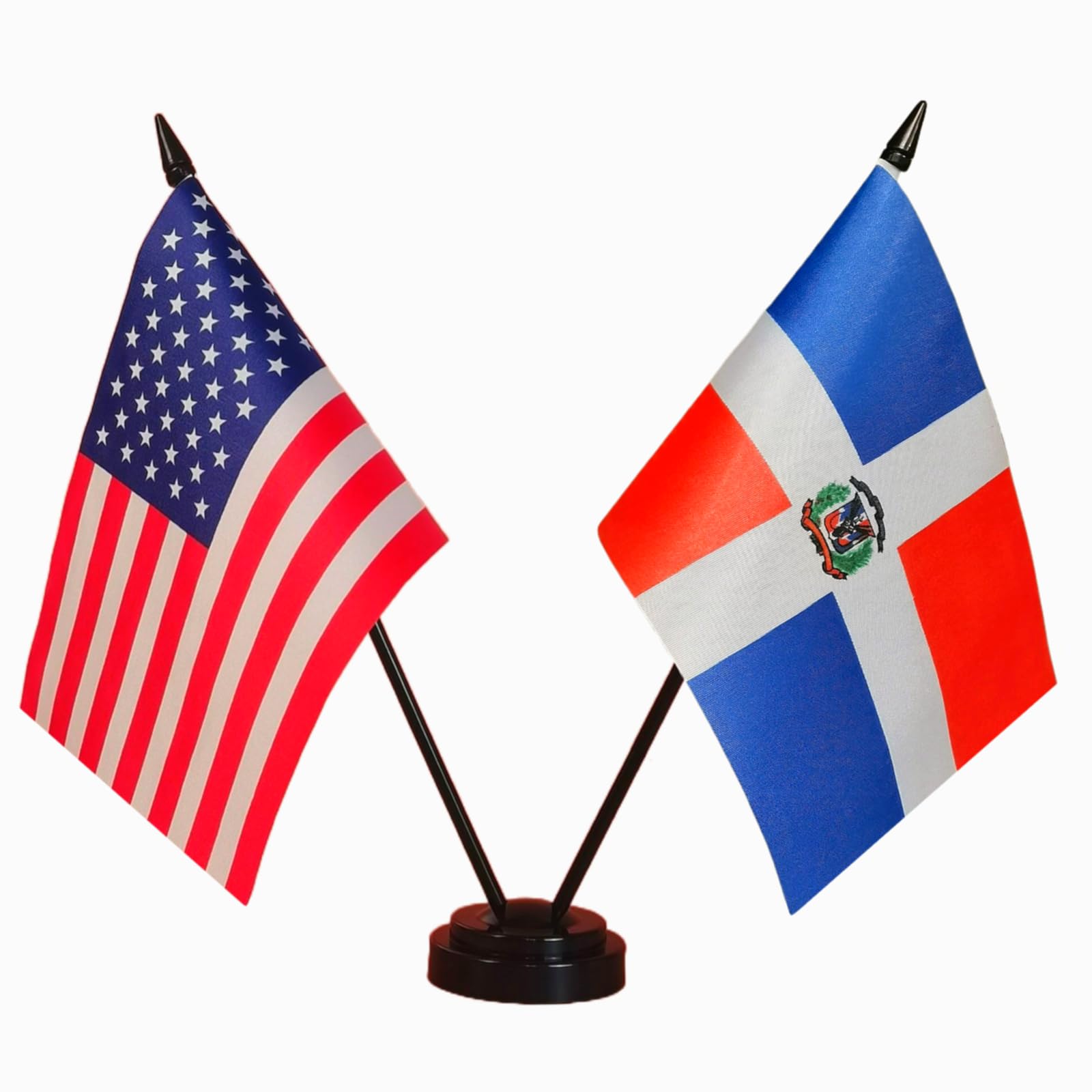 Banderas Estados Unidos Y Rep Dom Bandera República Dominicana 1mtr X