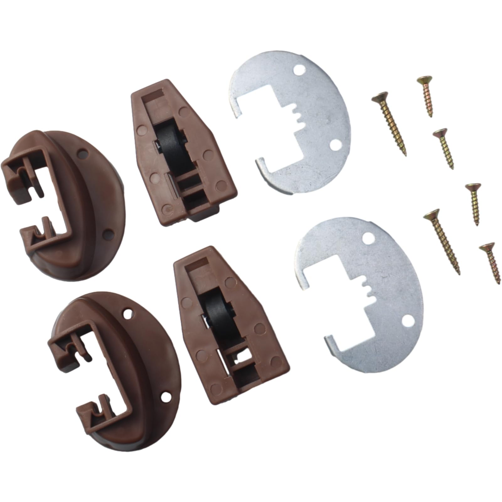 Snapklik.com : FDXGYH 2 Set Drawer Track Guides Plastic Glides-Drawer ...