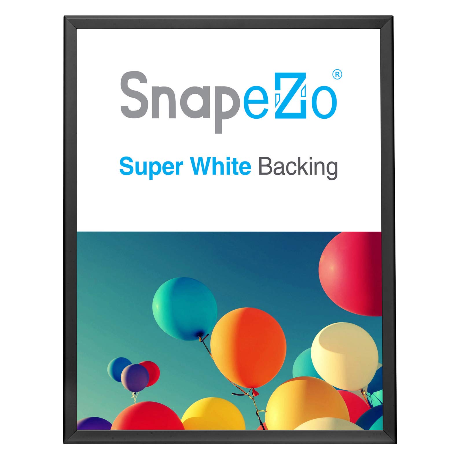 Buy SnapeZo Frame 24x32, Black, 1.25 Inch Aluminum Profile, Front ...