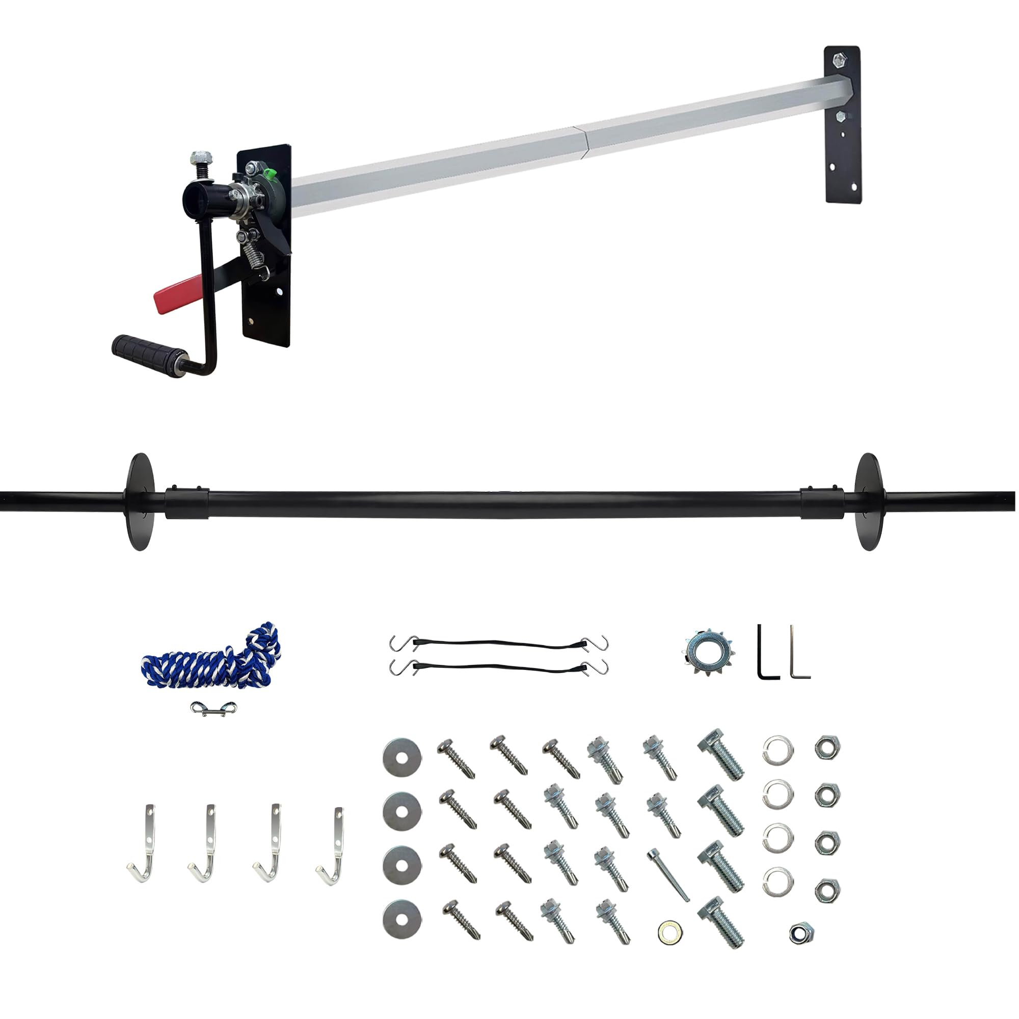 Amazon.com: Heavy-Duty Dump Truck Tarp Kit, with Rear Anti-Sail Bow Set ...