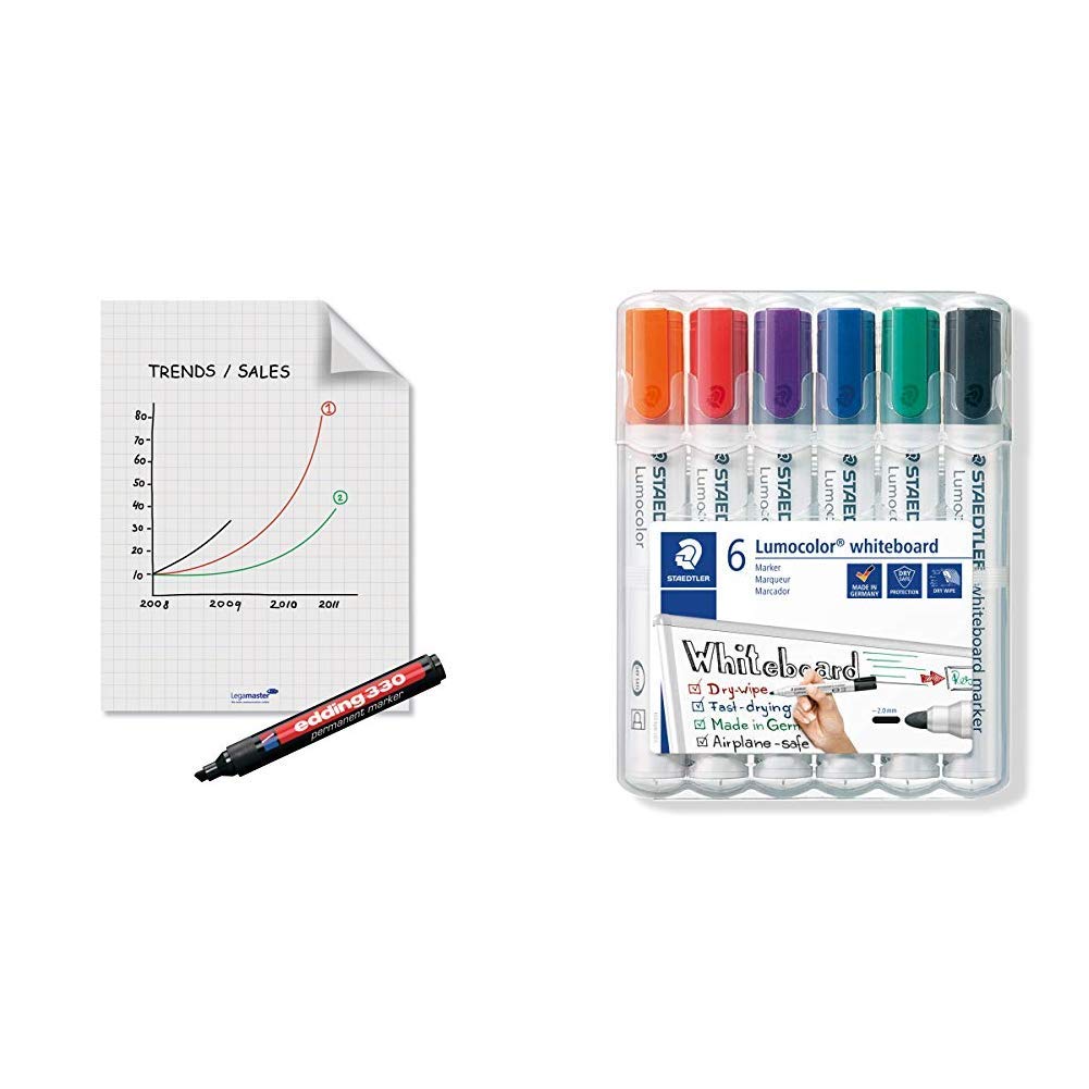 Legamaster Magic Chart - Flipchart (Pack of 25 Sheets) &STAEDTLER ...