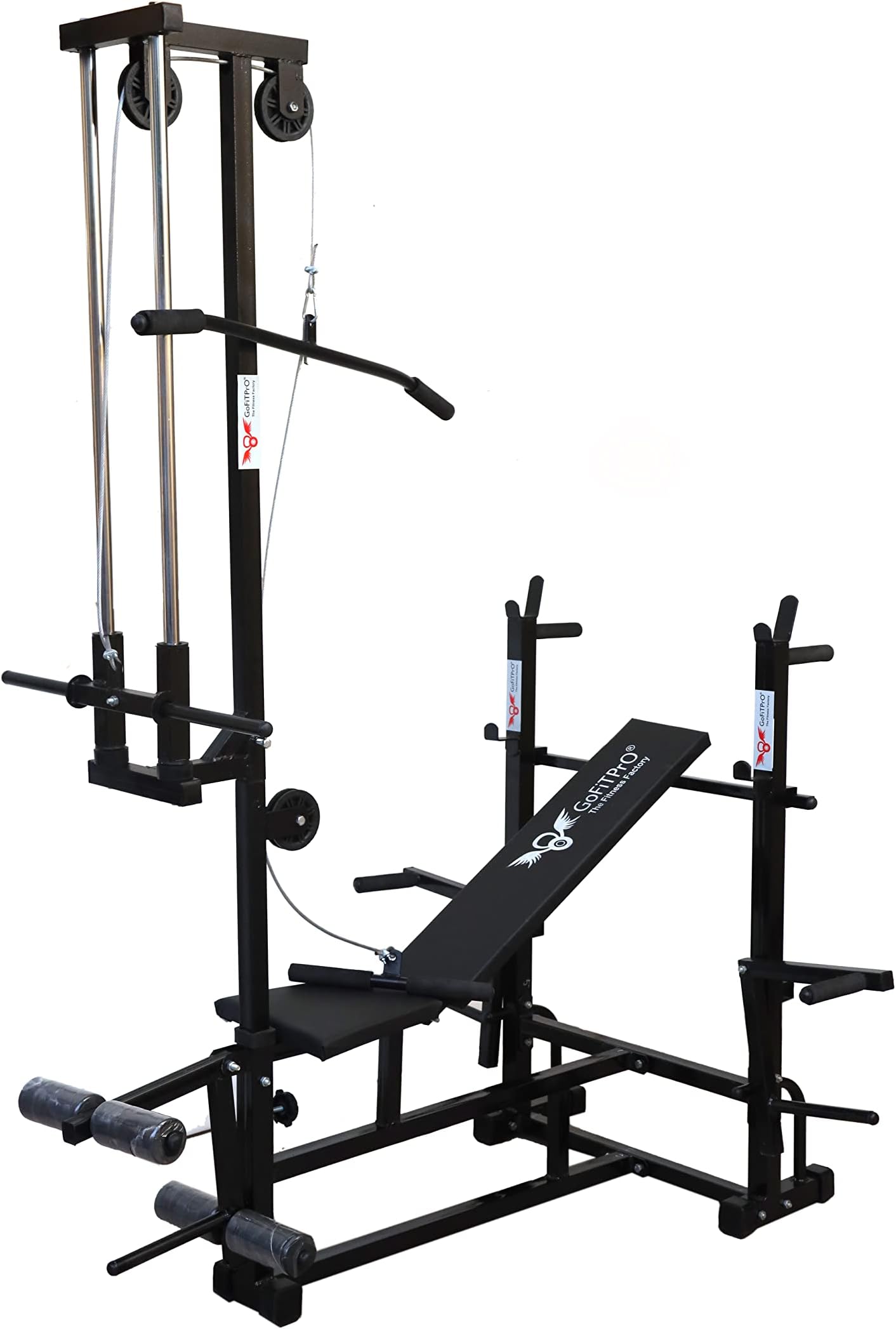 GoFiTPrO Multipurpose Double Support Home Gym 20 in 1 Bench (210 kg ...
