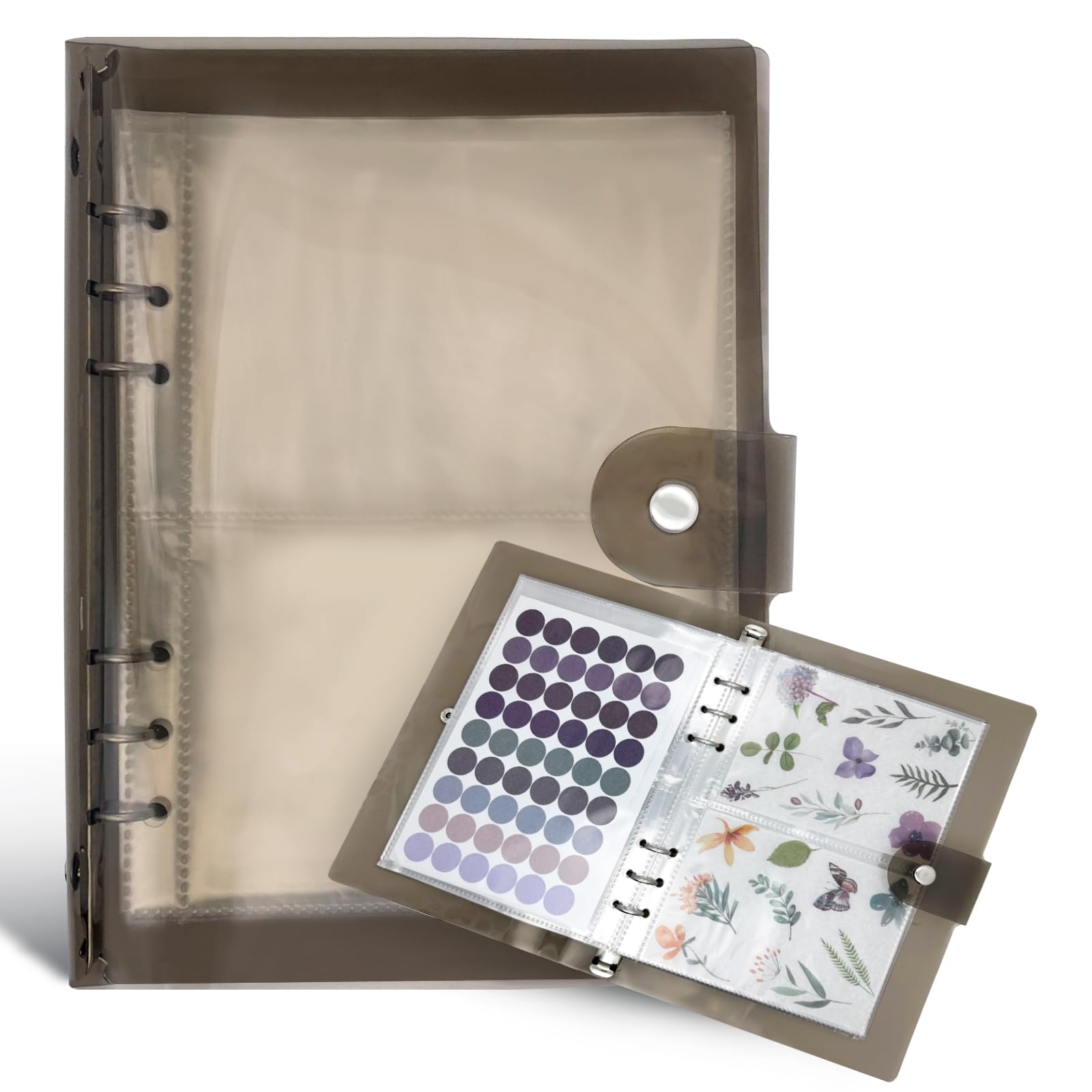 Amazon.com: NOCAFI Sticker Organizer Binder Reusable Sticker Storage ...