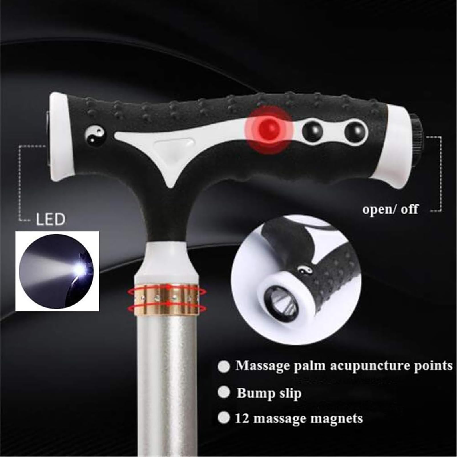 WINB Walking Canes with Seat Height Adjustment Walking Stick with ...