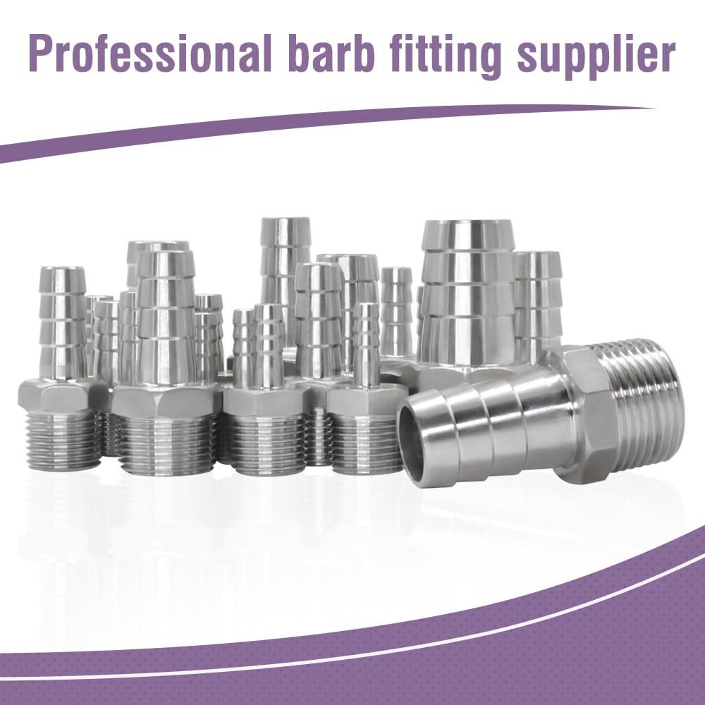 Snapklik.com : Horiznext Stainless Steel 304 NPT 1 Male Thread To 1 ...