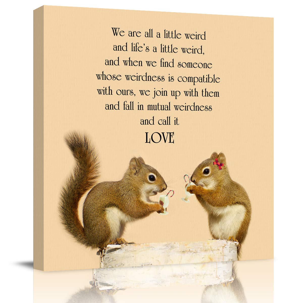 Cute Squirrels In Love