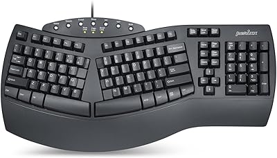 Amazon.com: X9 Performance Ergonomic Wireless Keyboard with Trackball ...