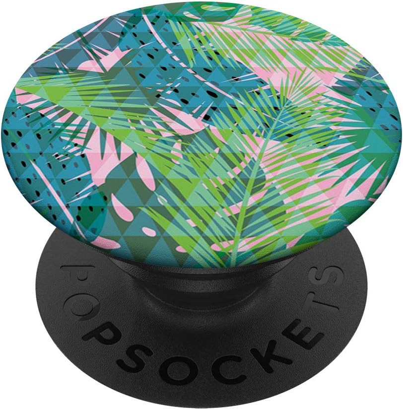 Amazon.com: Palm Leaves Pop Mount Socket Banana Tree Pattern PopSockets ...