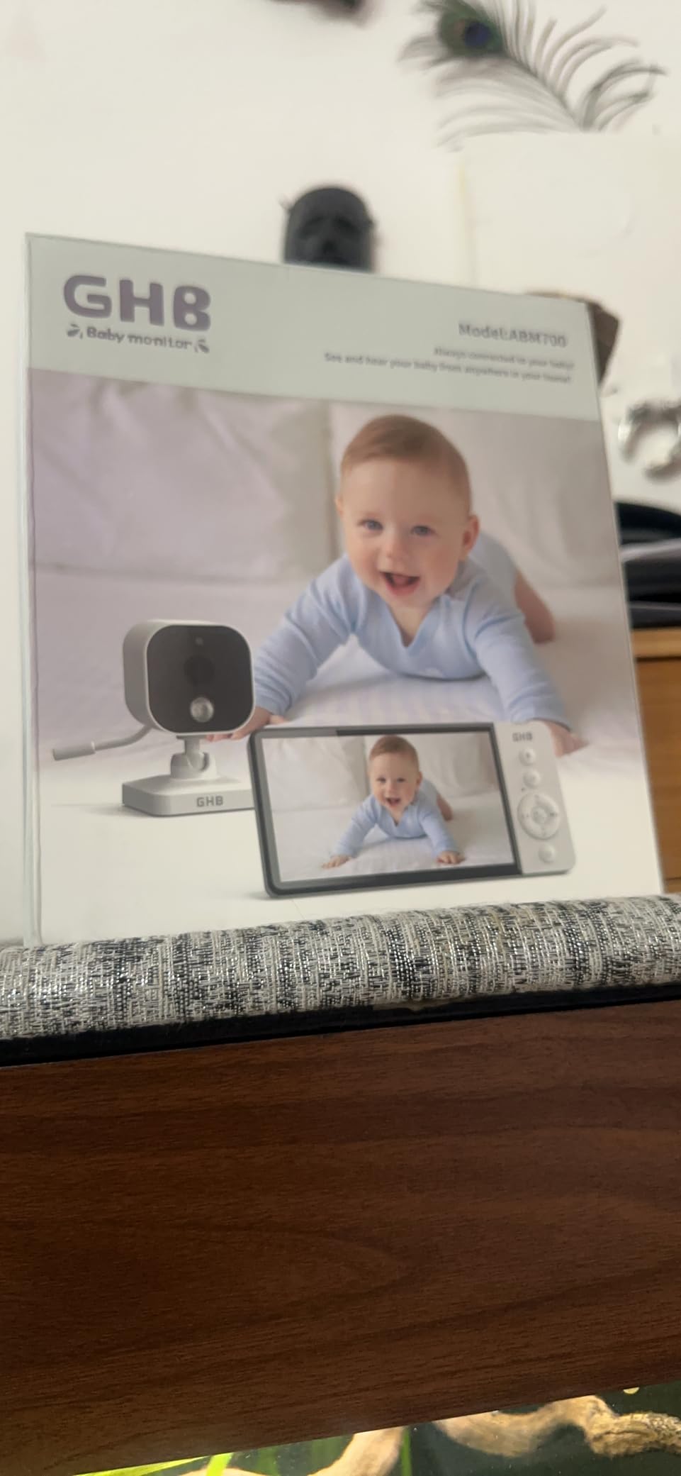 GHB Baby Monitor Video e Audio 3.5'' 720HD Telecamera, 2000mAh Batteria ...