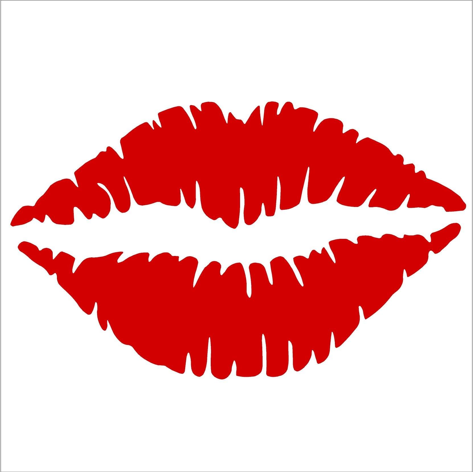 Amazon.com: Cool Lips Vinyl Waterproof Sticker Decal Car Laptop Wall ...