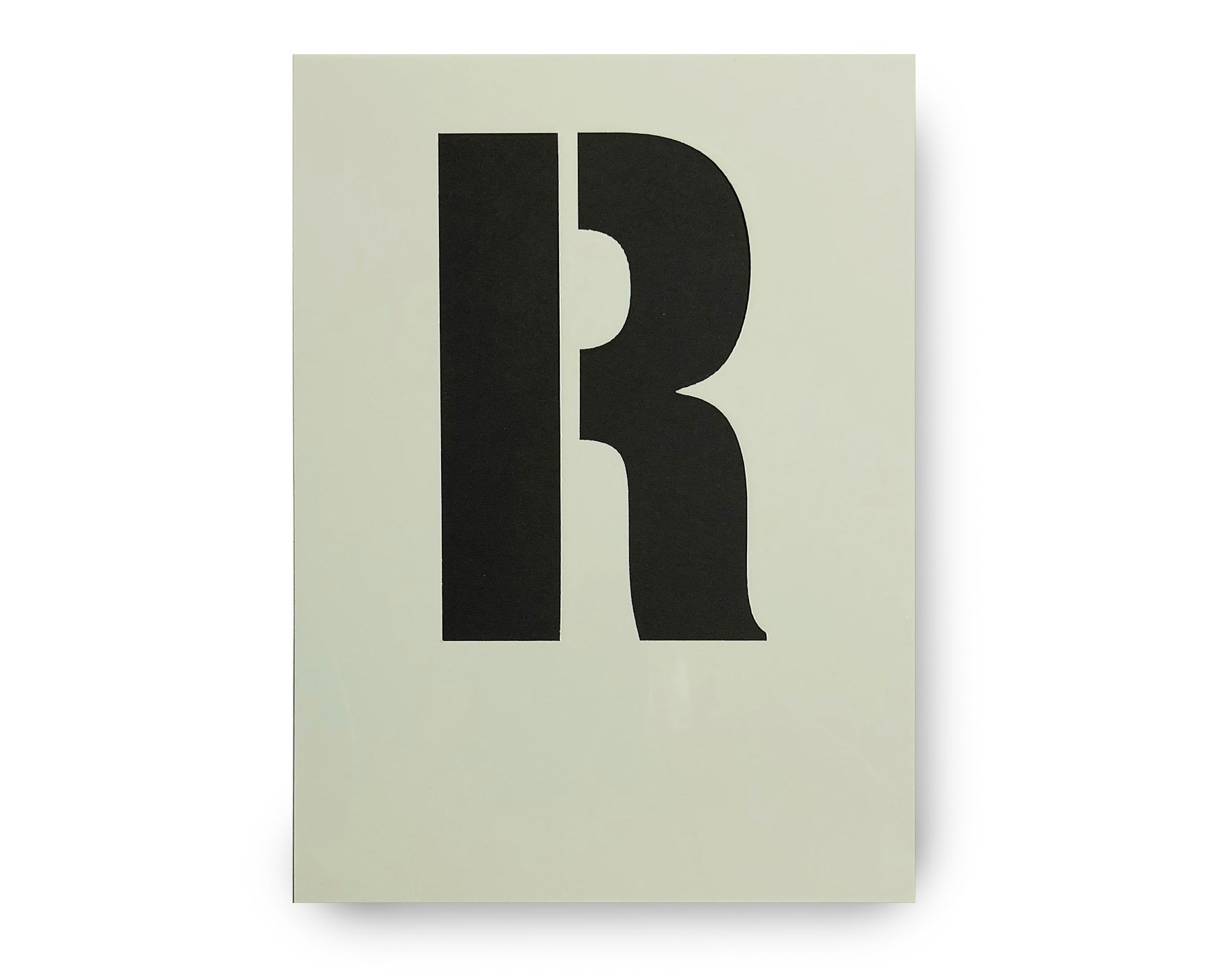 Dovetails Vintage Big Letter R Stencil 120 mm Tall Modern Alphabet ...