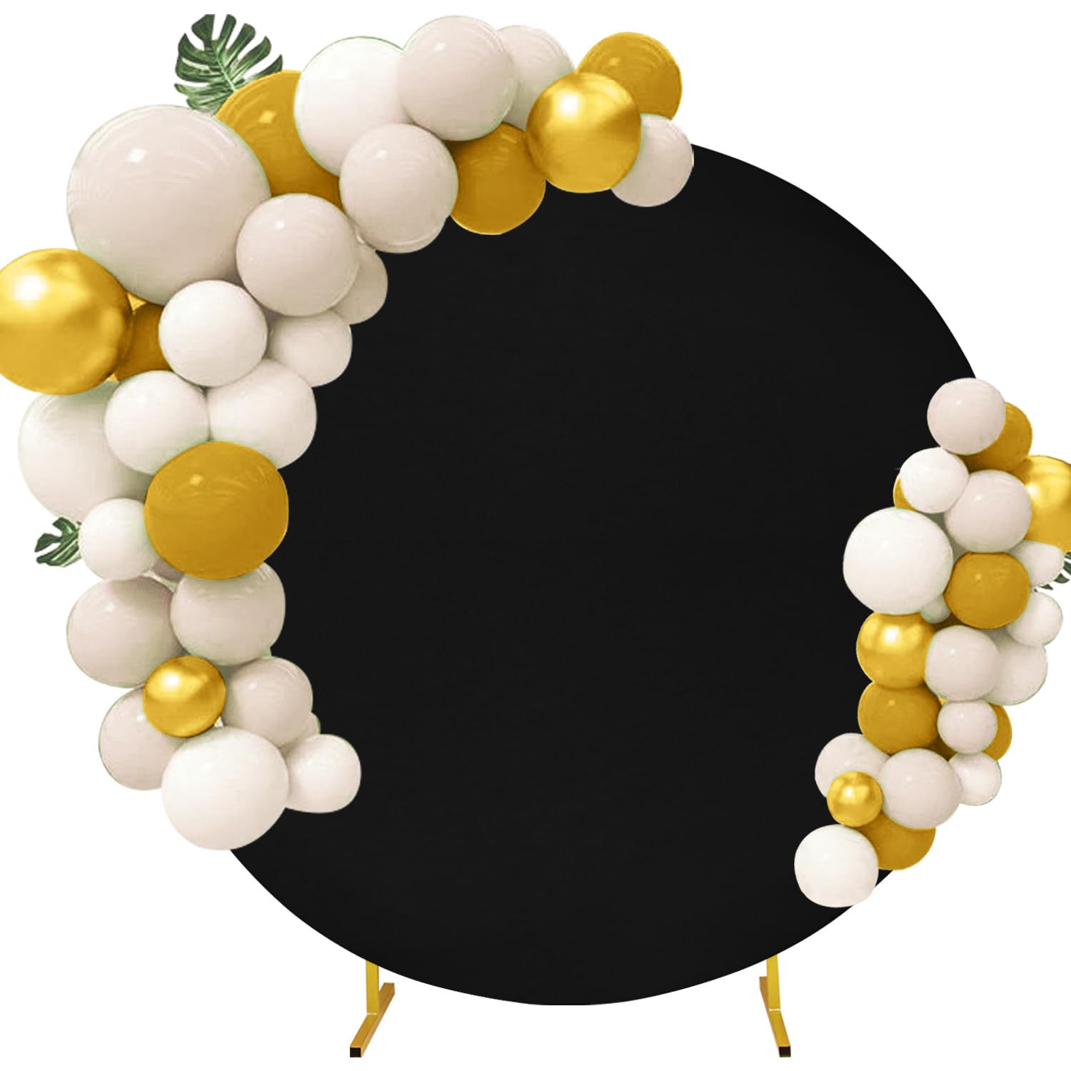 Snapklik.com : 6FT Round Wedding Arch Cover For 6FT Circle Arch Stand ...