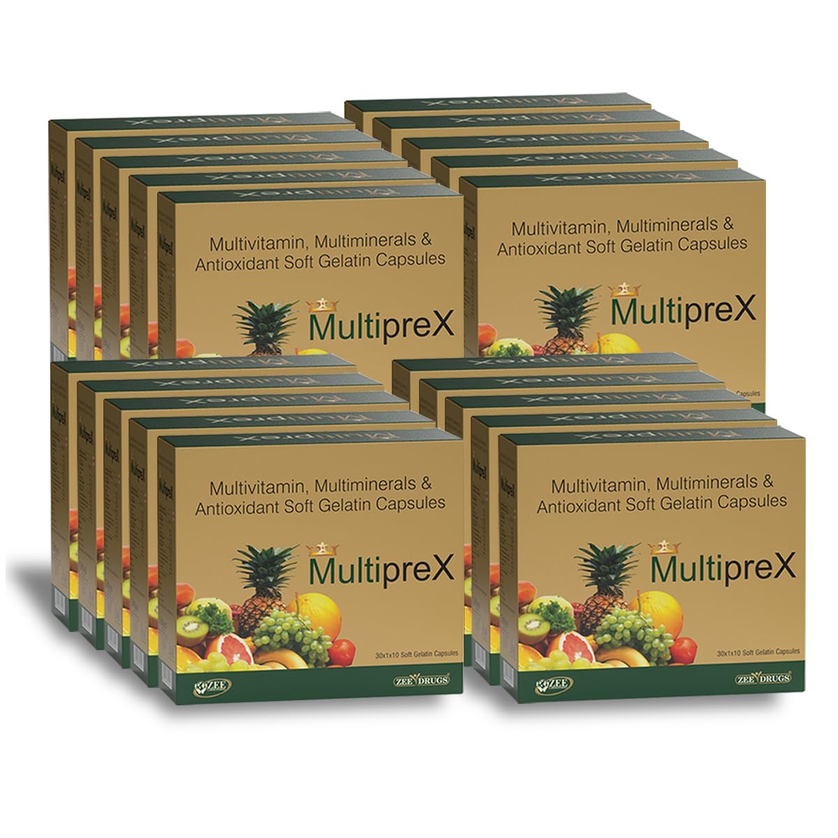 Multiprex Multivitamin Capsules with Multimineral – Daily Health ...