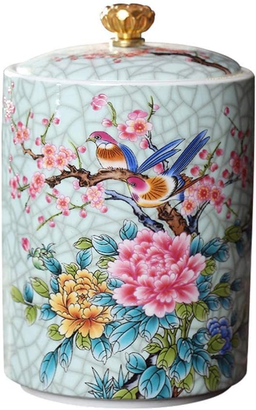 Ceramic Tea Canister Chinese Tea Tea Box Food Storage Canister Tea ...