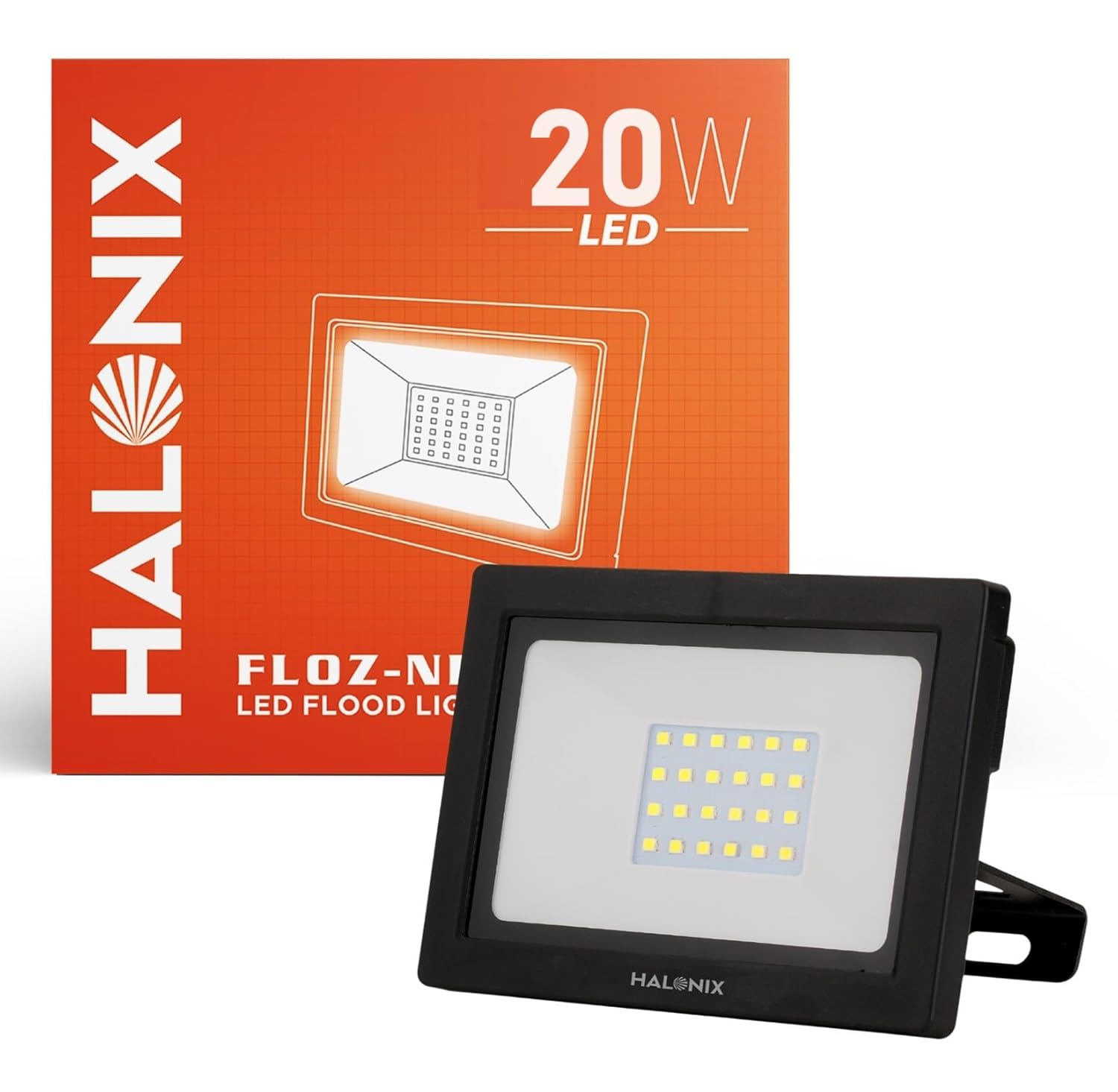 Halonix Aluminium 20W Led Outdoor Flood Light Waterproof- Ip66 Led ...