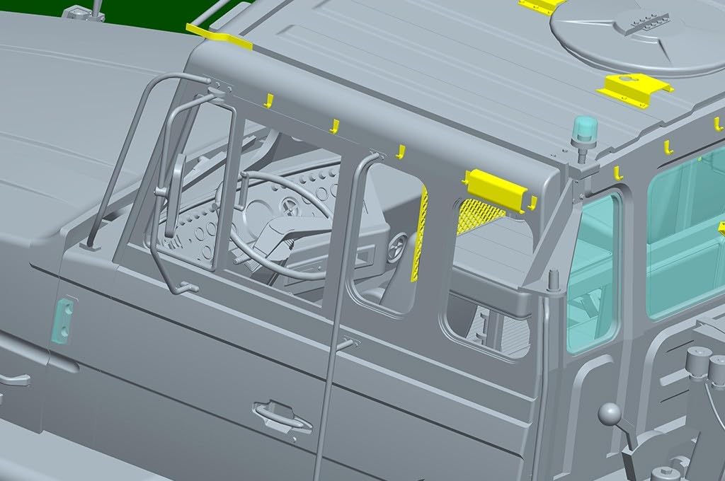 Hobbyboss HBB85527 135-Scammell Commander w 62t Crane Semi Scale Model Kit