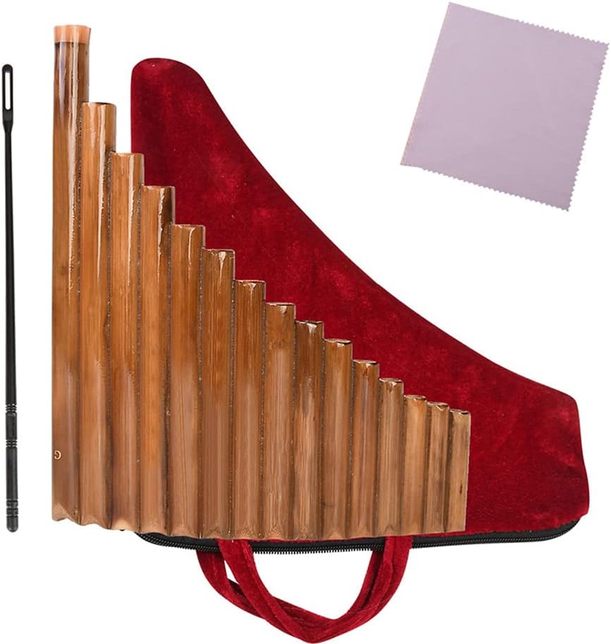 Amazon.com: 15 Pipes Pan Flute G Key Bamboo Pan Pipes Chinese ...