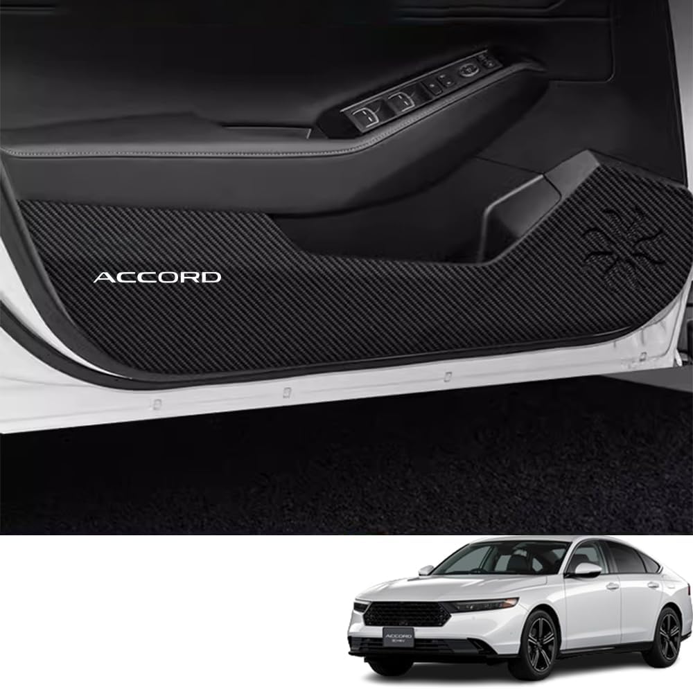 Amazon | Bmolpt ドアキックガード適用ホンダ 新型アコード CY2 CY系(2024年3月~現行)レザー素材ドアキックマット ドアトリムカバー ドアパネル ドアプロテクター内装 ...