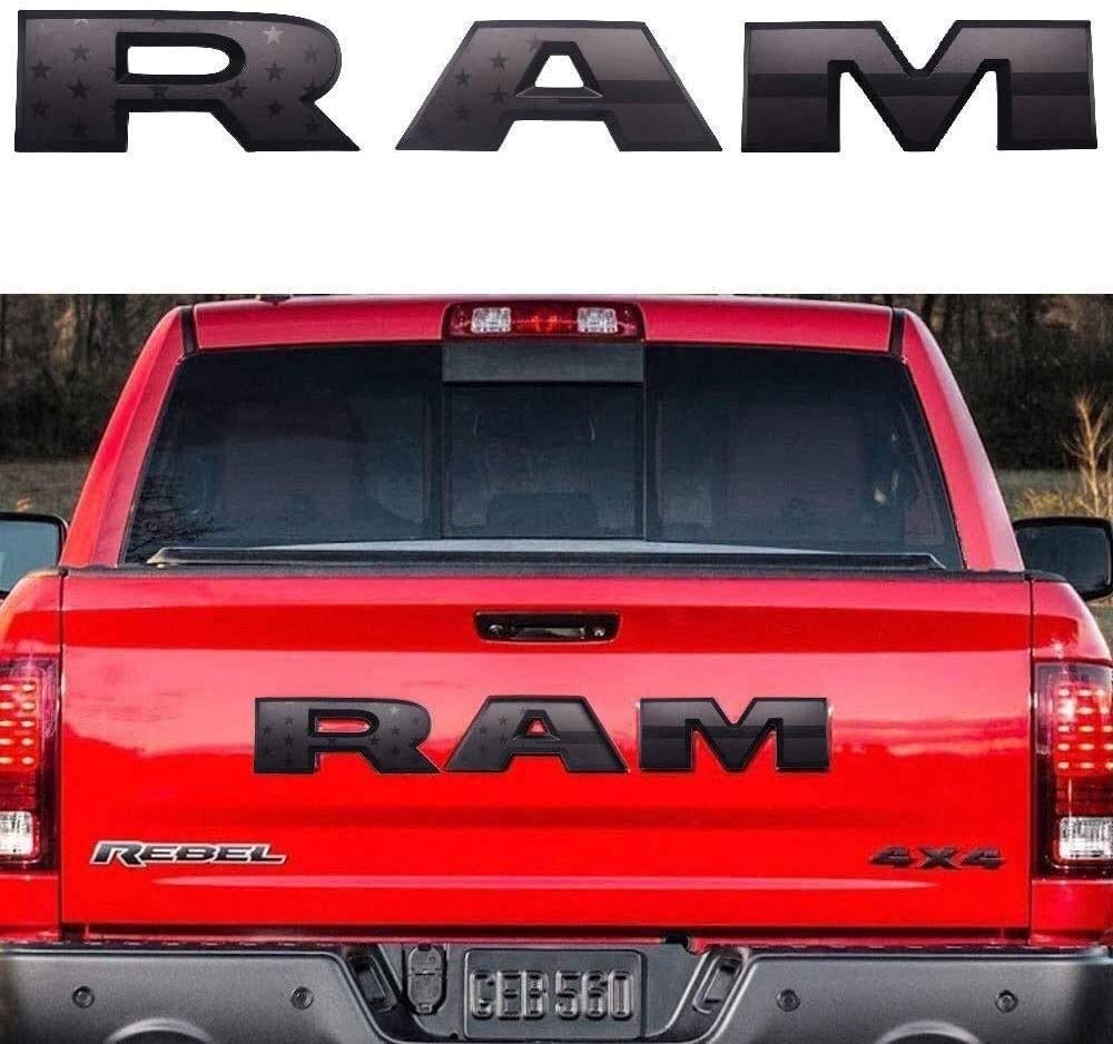 Buy ZXL Car Logo and Identity for Car Tailgate 3D RAM Letter Logo ...