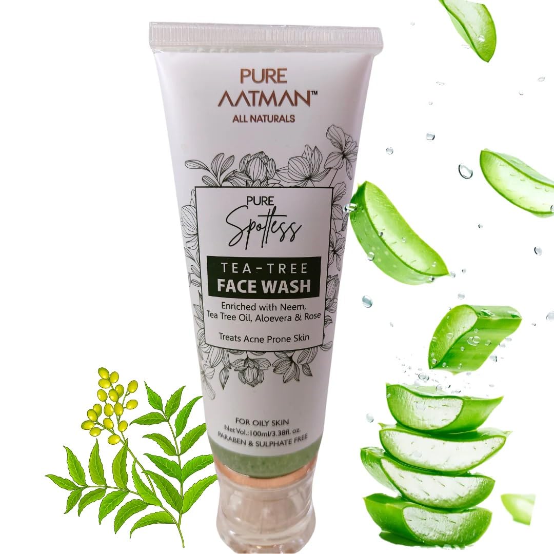 PURE AATMAN face wash for women girls men ladies acne prone skin with ...