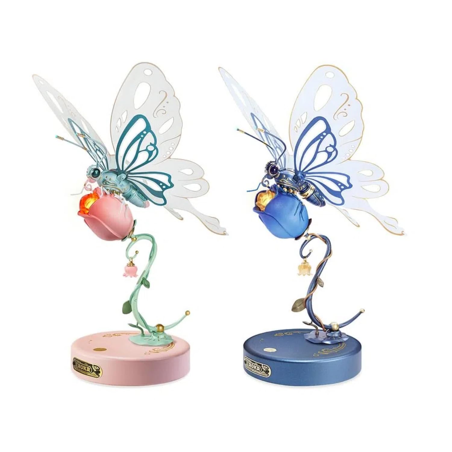 Amazon.com: ROBOTIME Mechanical Butterfly Model MI05B &MI05P : Toys & Games