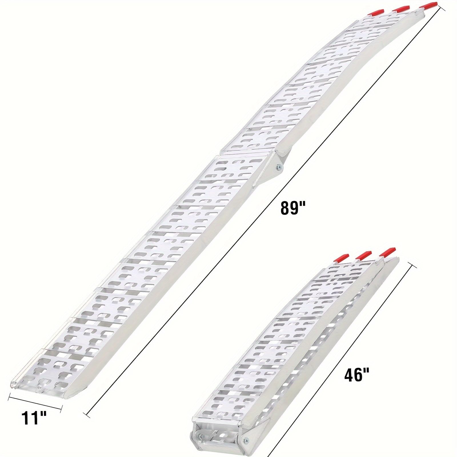 Snapklik.com : Folding Loading Ramp, 750 Lbs Capacity, Aluminum ...