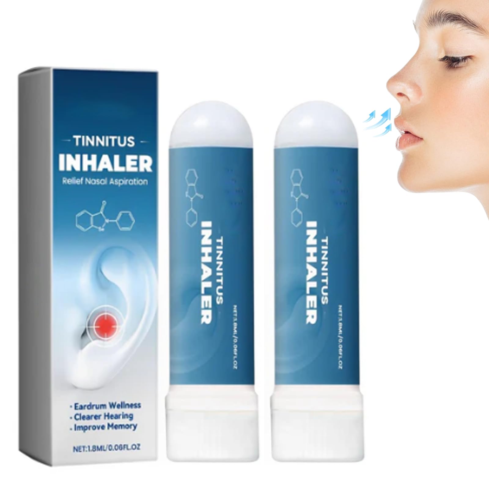 Amazon.com : Earscalm Nasal Aspiration, Earscalm for Tinnitus, Earscalm ...