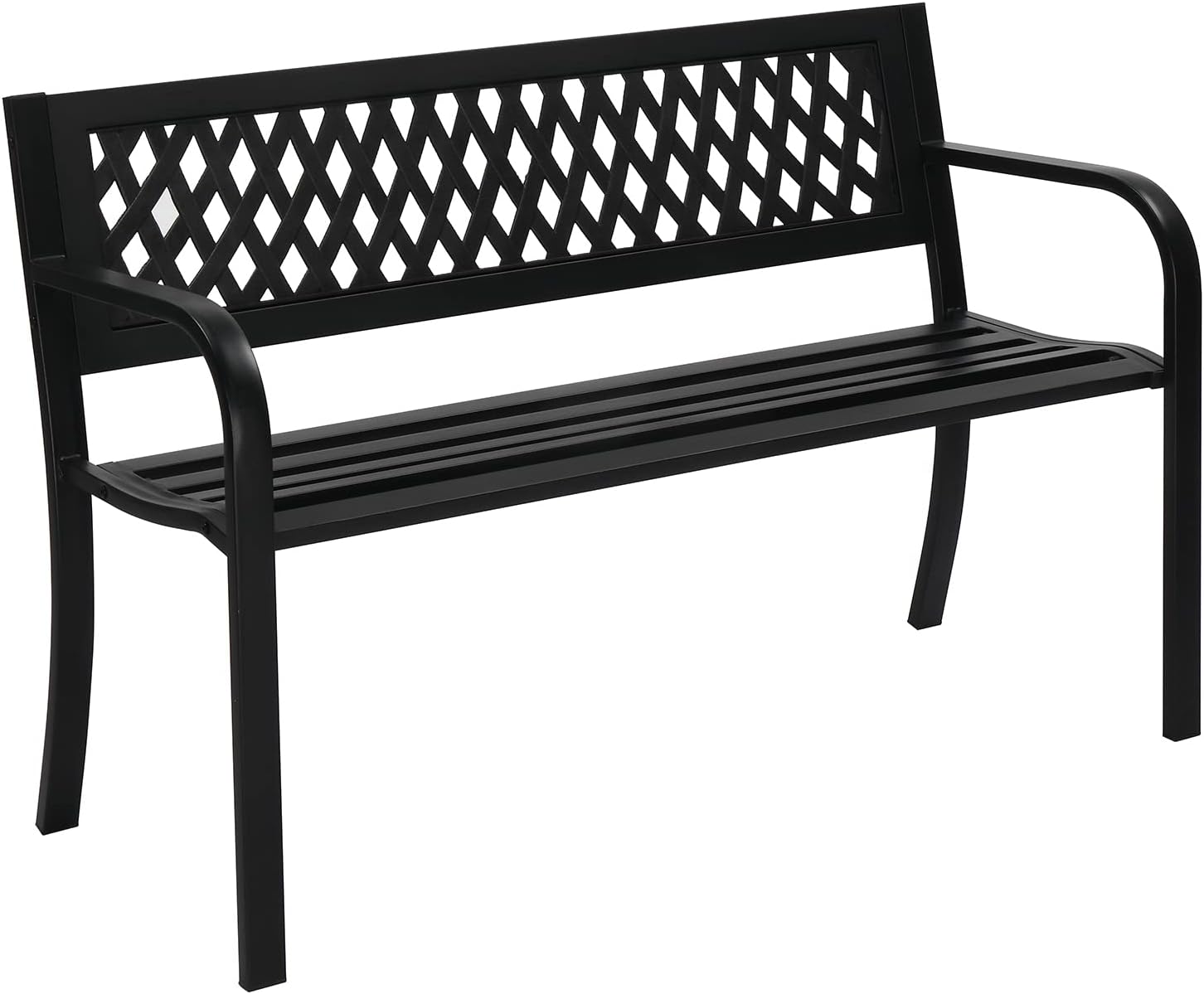 Amazon.com: Garden Bench Outdoor Bench Patio Bench for Outdoors Metal ...