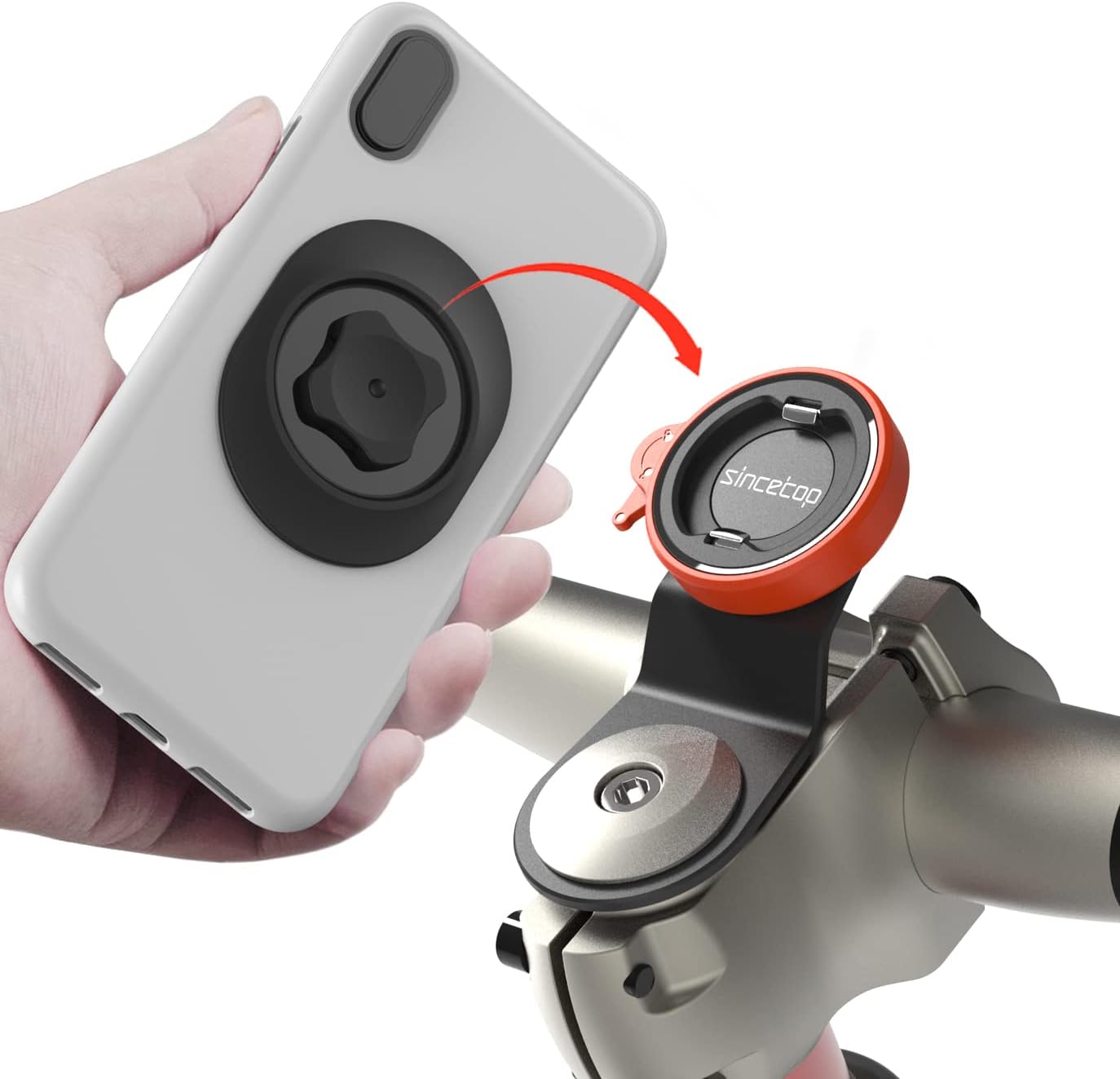 Amazon.com: sincetop Bike Phone Mount,Mountain Bicycle Cell Phone ...