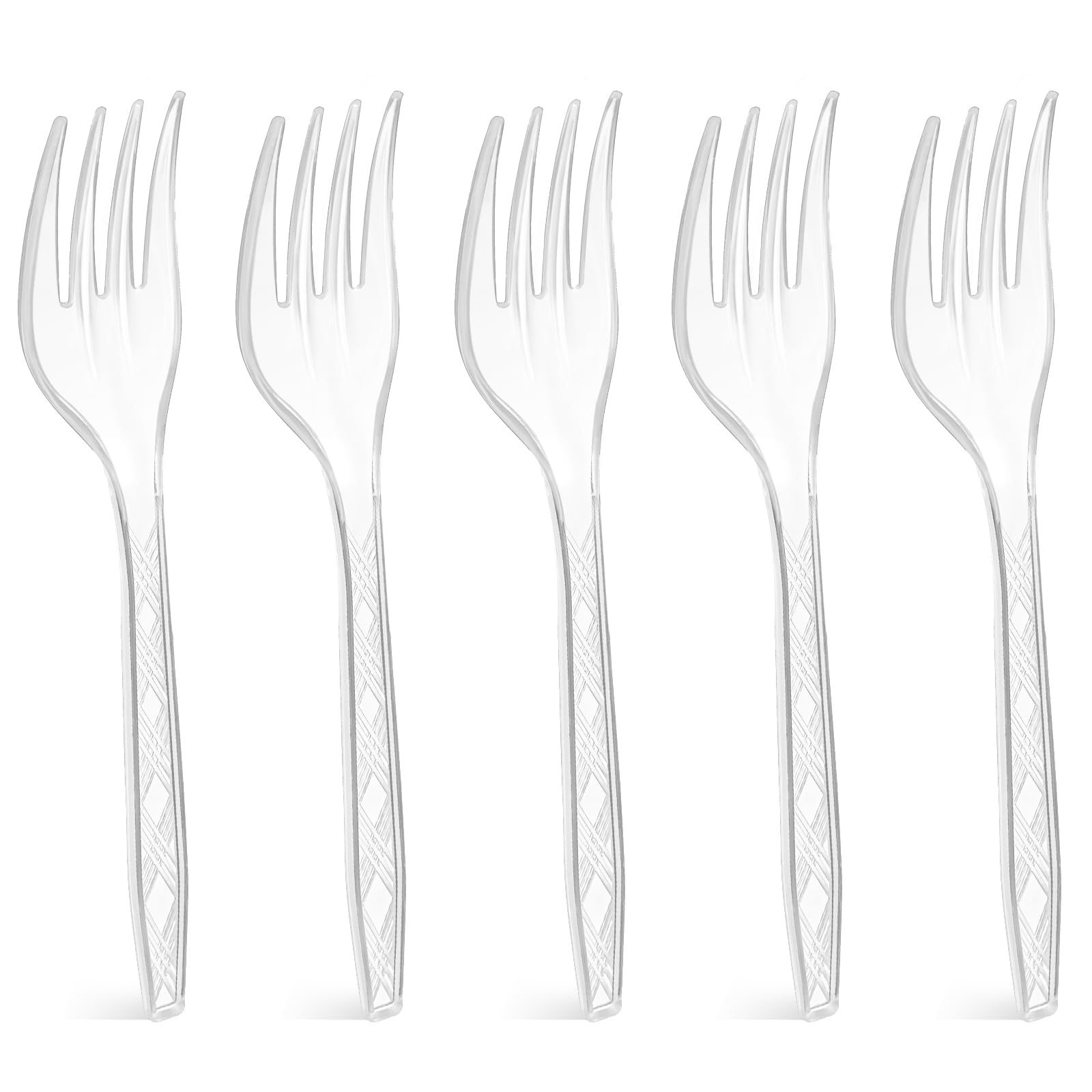 Snapklik.com : 360PCS Plastic Forks Bulk, Heavy Duty Forks Plastic ...