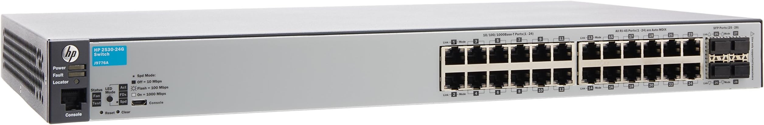 Amazon.com: Managed Rack mountable J9774A#ABA HPE Aruba 2530 8G PoE+ ...