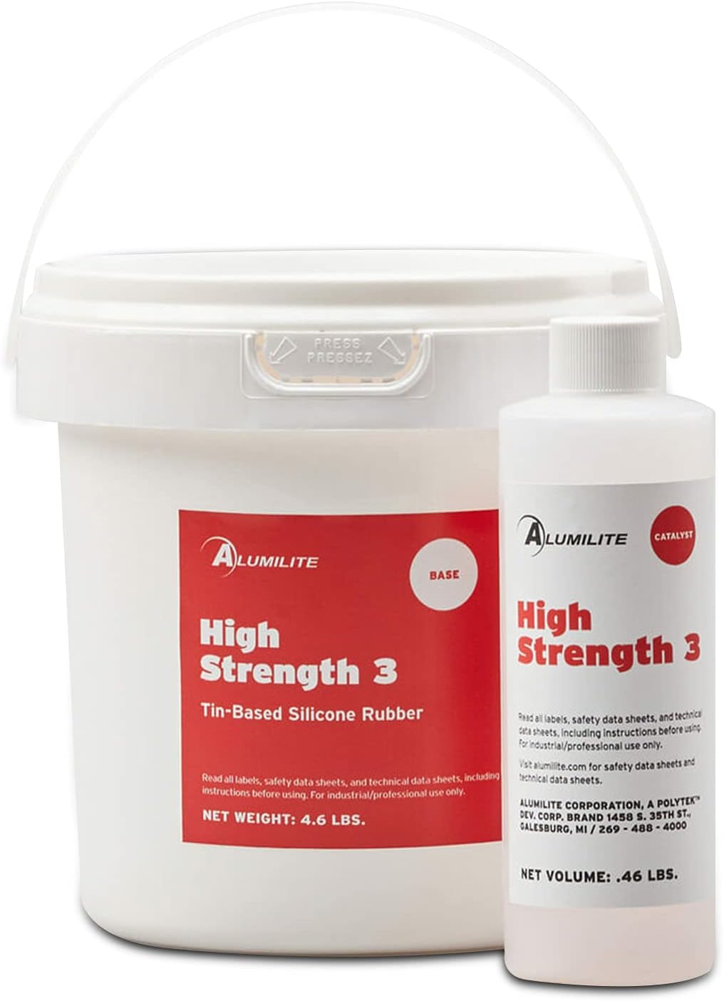 Amazon.com: Alumilite High Strength 3 Tin-Based Silicone Rubber Molding ...