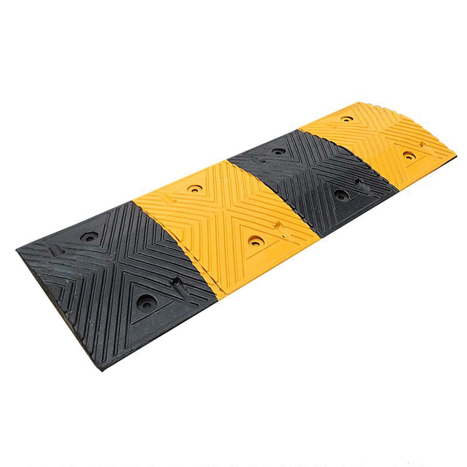 Buy Heavy Duty Speed Bump Solid Rubber Threshold Ramp, Portable ...