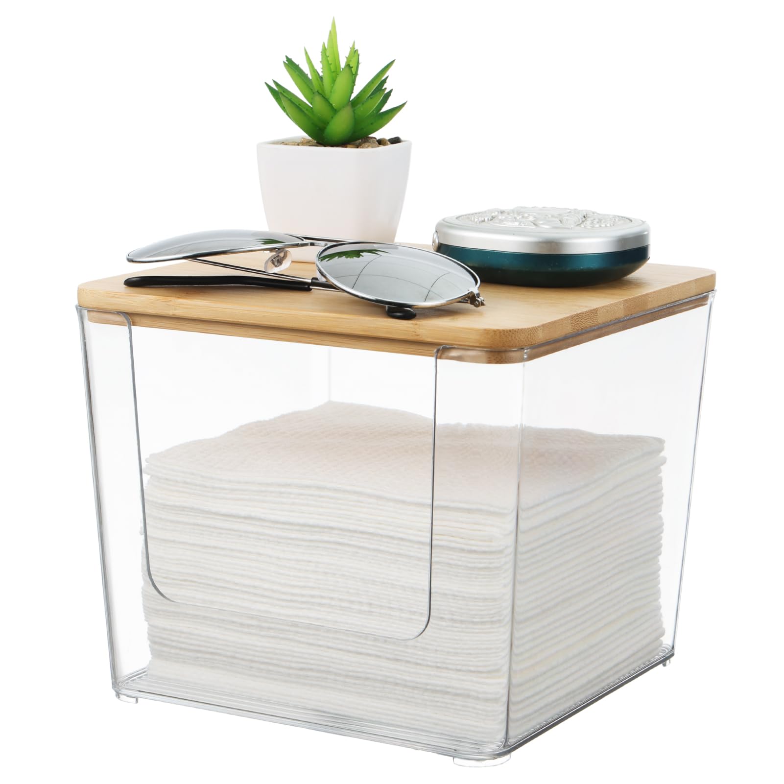 Amazon.com: Rainmae Disposable Face Towel Holder, Acrylic Facial Towels ...