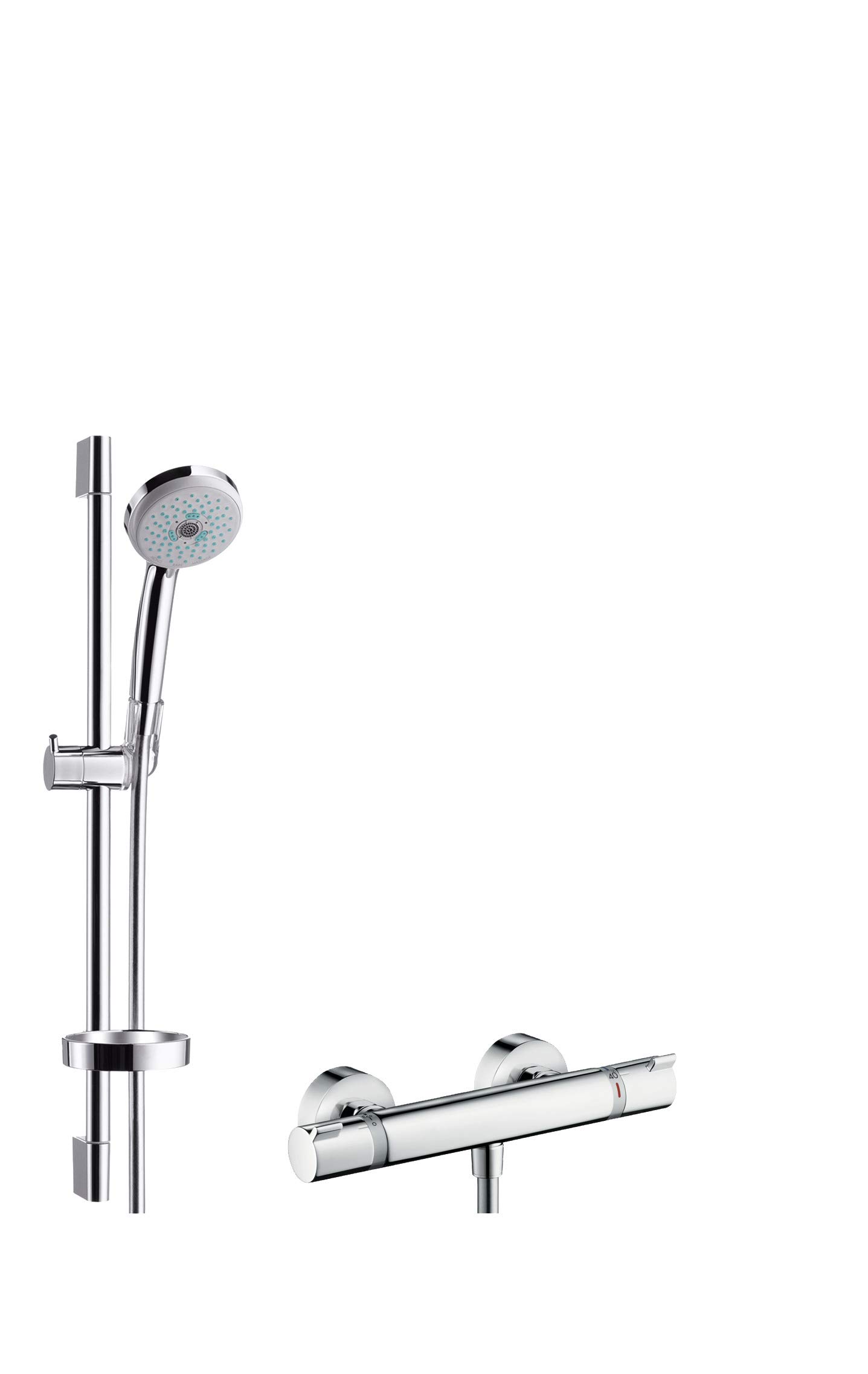Amazon.co.jp: Hansgrohe Croma 100 Multi/Ecostat 1001 SL 27086000 Shower ...