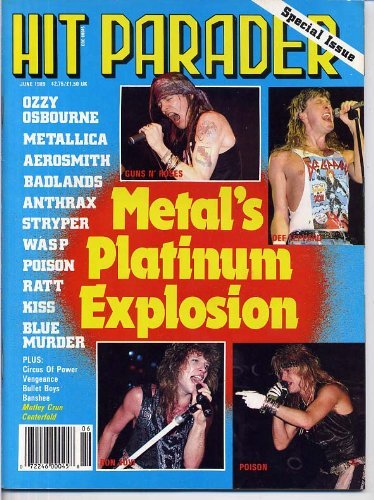 Hit Parader Magazine METAL'S PLATINUM EXPLOSION Motley Crue BRITNY FOX ...