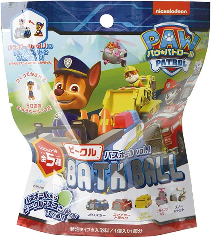 Amazon | パウ・パトロール ビークル バスボール vol.1 ピュアグリーンの香り 70g 1回分 | ﾉﾙｺｰﾎﾟﾚｰｼｮﾝ | 炭酸入浴剤 通販