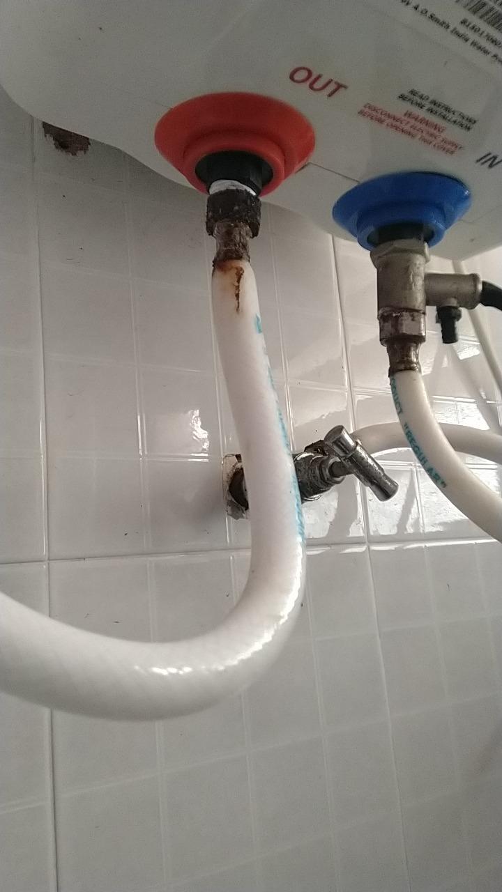 MLD hot & cold water pvc geyser connection pipe (1.5 feet long) -set of ...