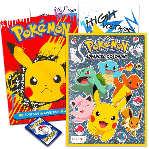 Snapklik.com : Pokemon Coloring Book For Kids, Teens - Bundle