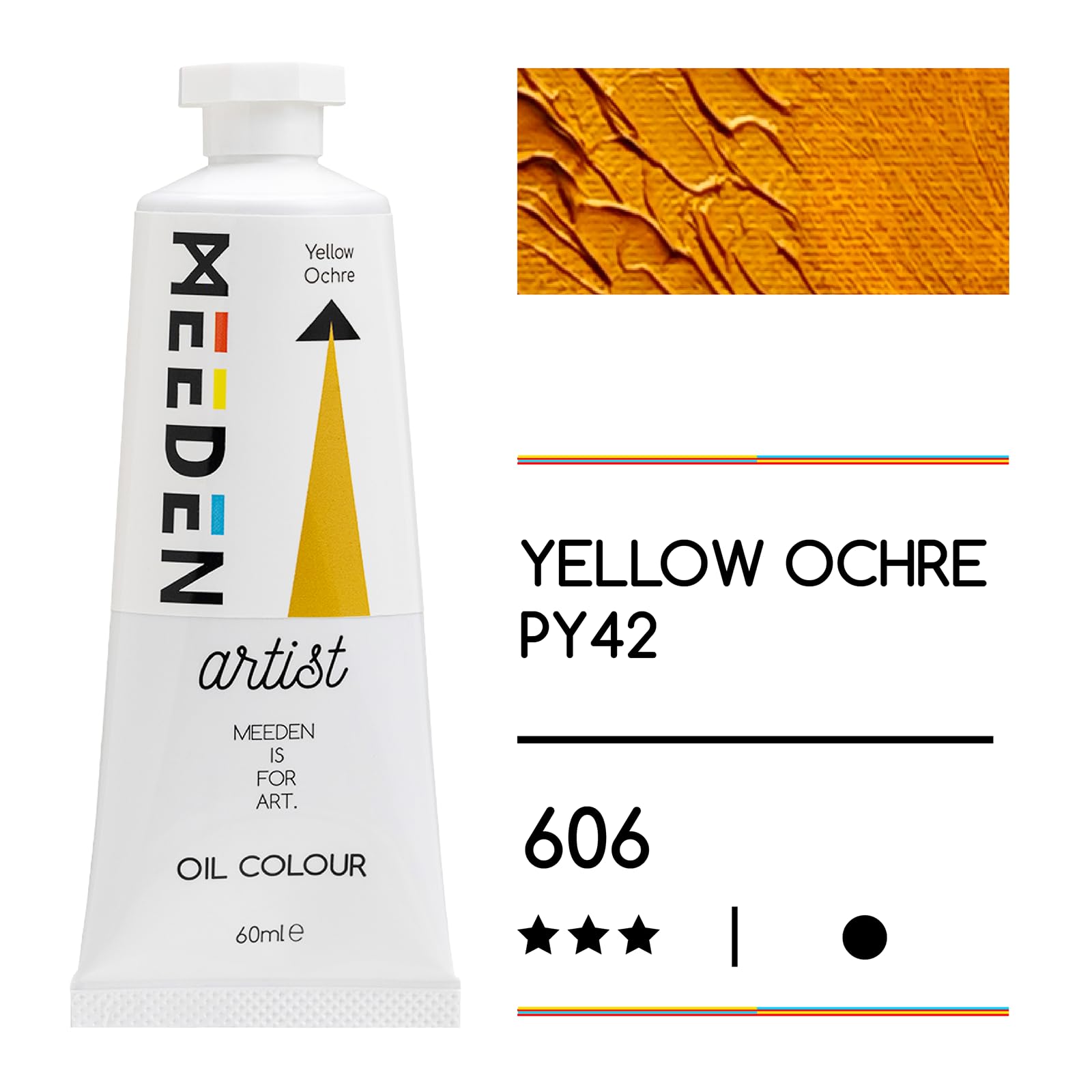 Snapklik.com : MEEDEN Artist Grade Oil Paint: Yellow Ochre