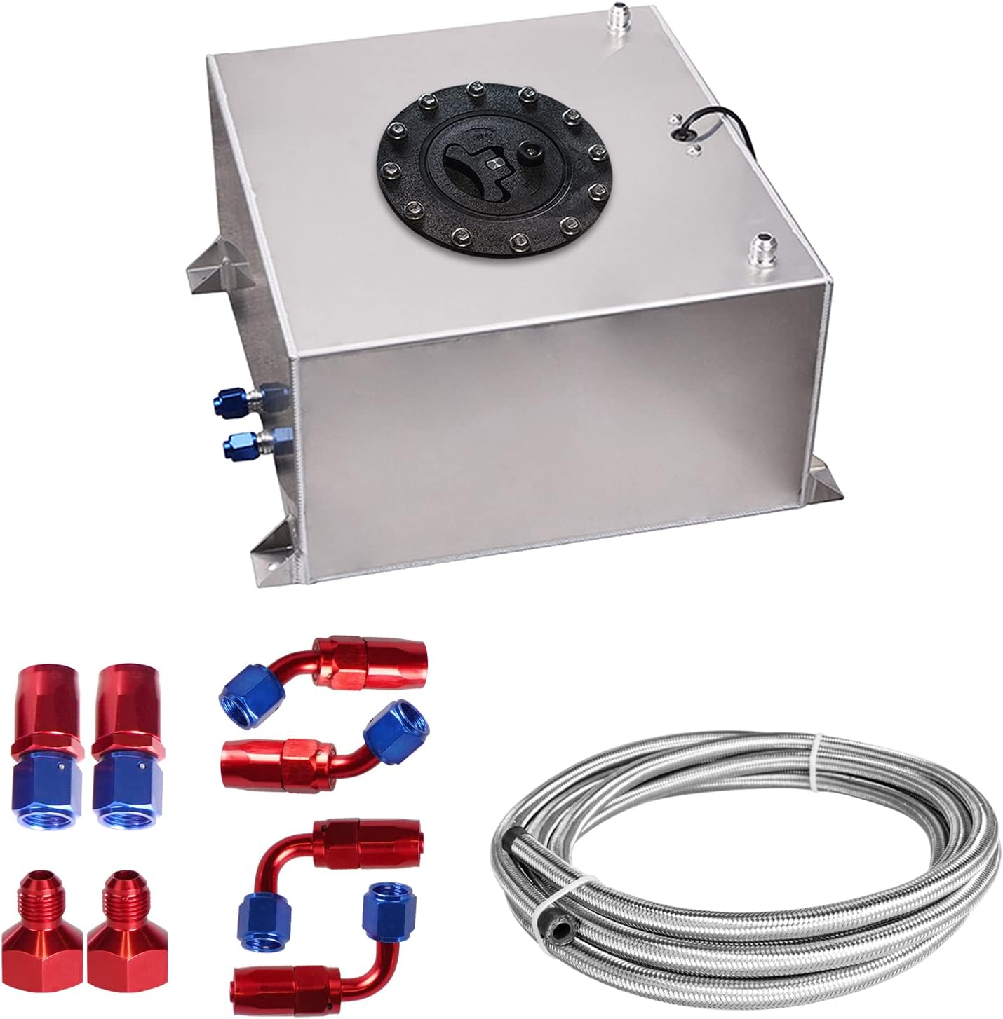 Amazon.com: Edicapo Universal 5 Gallon 20L Fuel Cell Tank Polished ...