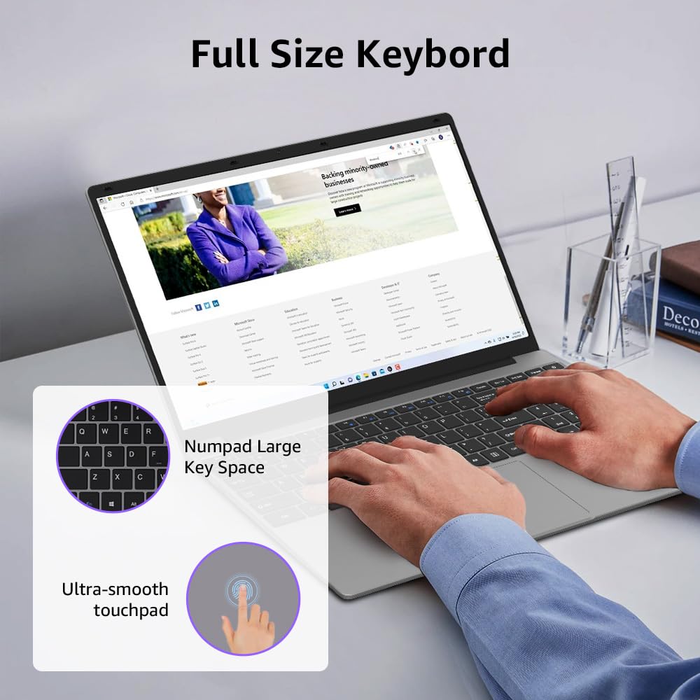 Snapklik.com : ApoloSign Laptop, Laptops Computer 15.6 Inch, 12GB DDR5 ...