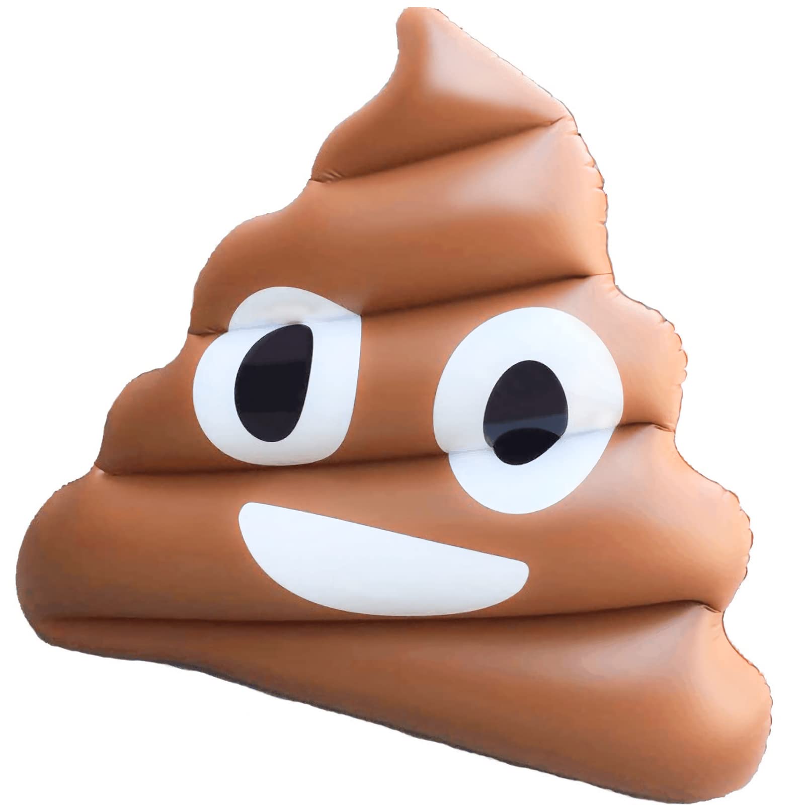 Kaluoli Inflatable Poop Emoji Pool Float Poop Inflate 55 Inch ...