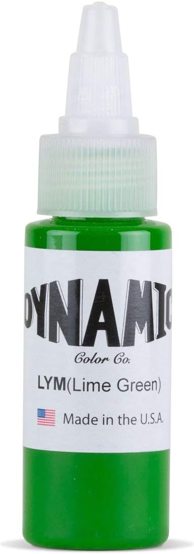 Amazon.com: Dynamic Lime Green Tattoo Ink – Professional Long-Lasting ...