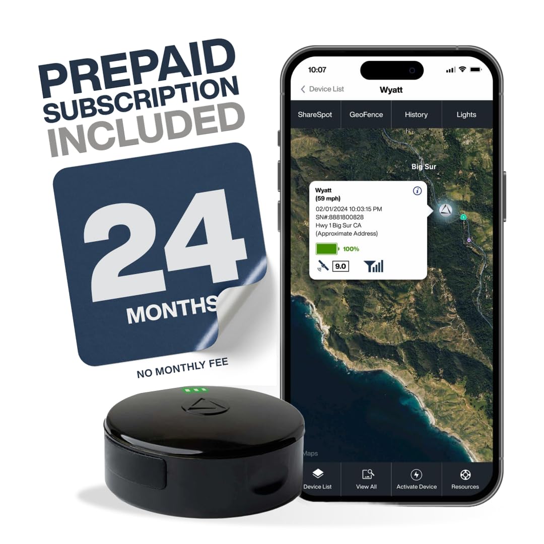 Amazon.com: LandAirSea 54 GPS Tracker + 24-Months No Monthly Fee. Long ...