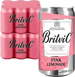 Refrigerante Pink Lemonade BRITVIC 220ml (12 Latas) : Amazon.com.br ...